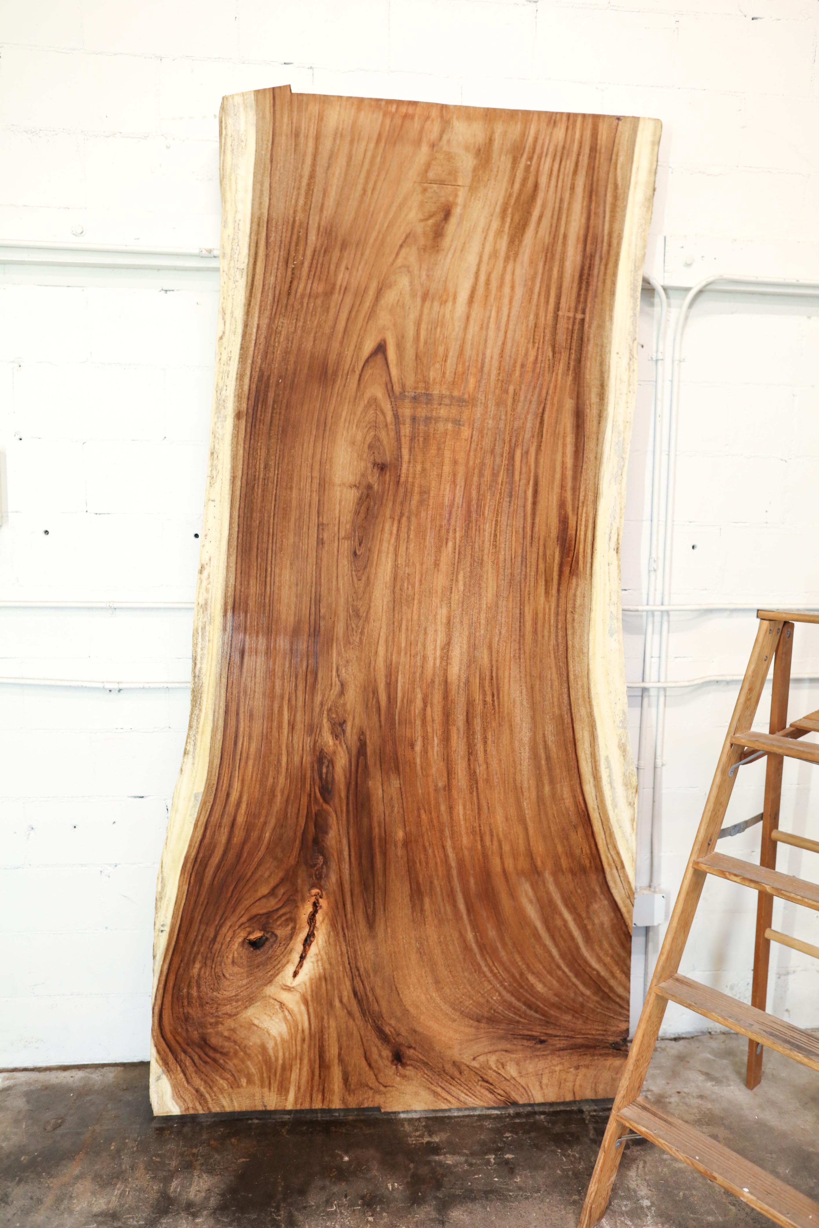 Parota Slab #G3580 (107 x 47 x 2.75 inches) - Tropical American Timber