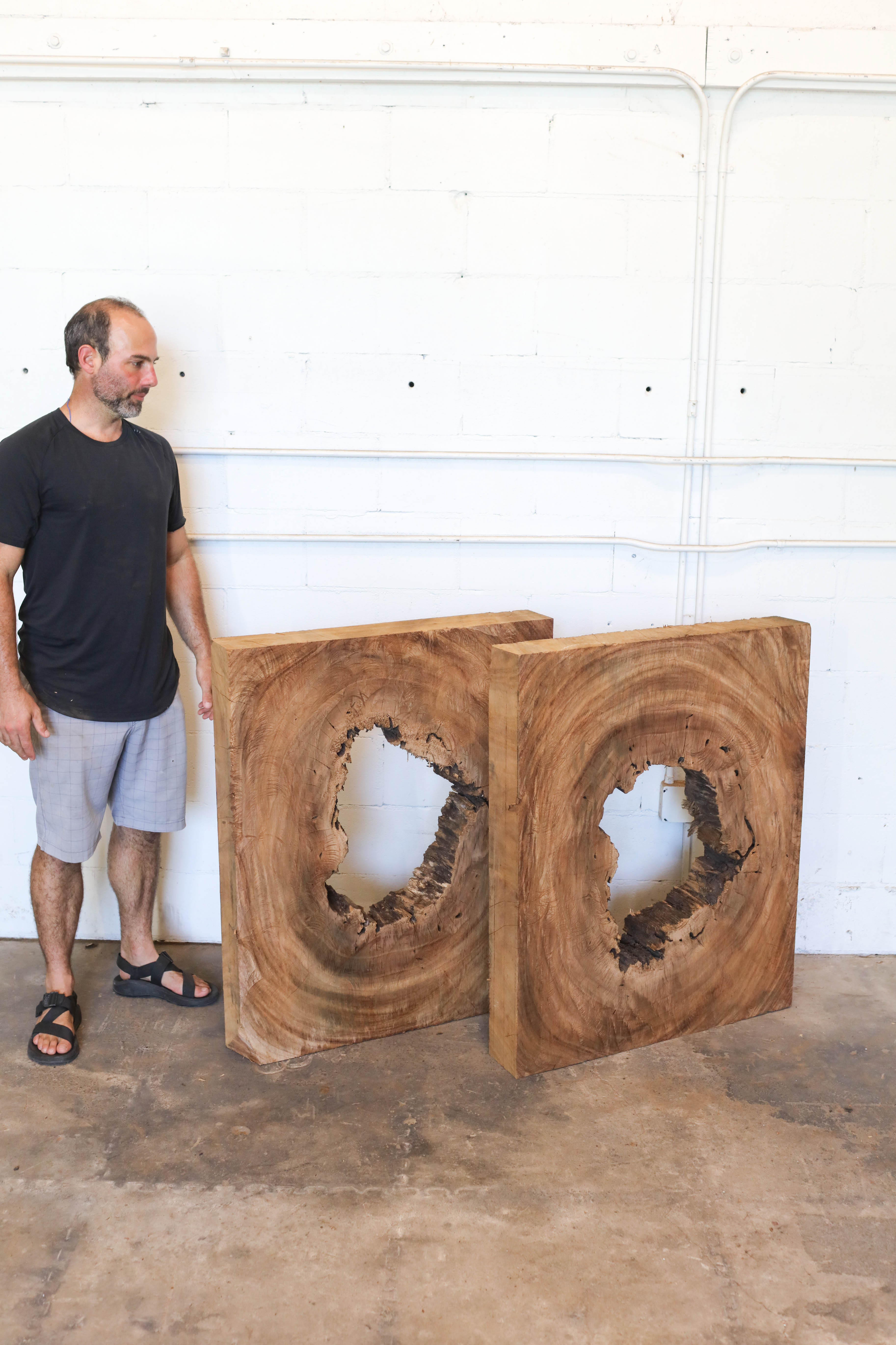 Hollow Legs - 40 x 32 x 5 inches - Tropical American Timber